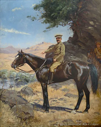 Portrait of Colonel Richard Hutton Davies Commanding 8th New Zealand ...