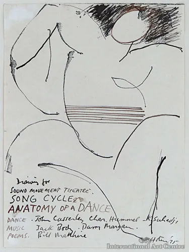 Drawing for Sound Movement Theatre - Song Cycle Anatomy of a Dance ...