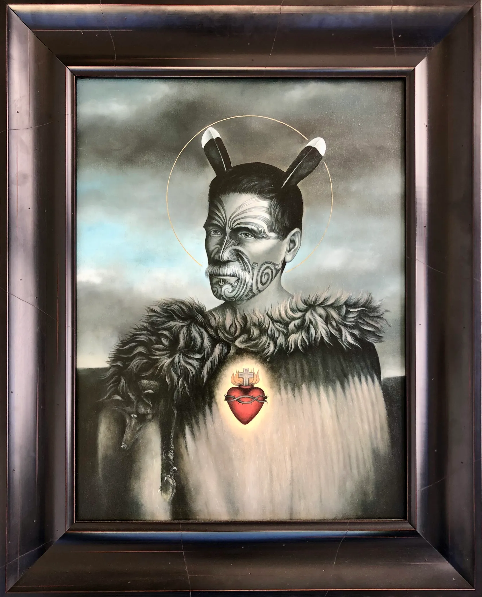 HEATHER STRAKA (b. 1972), Jesus in Furs from Paradise Lost Series ...