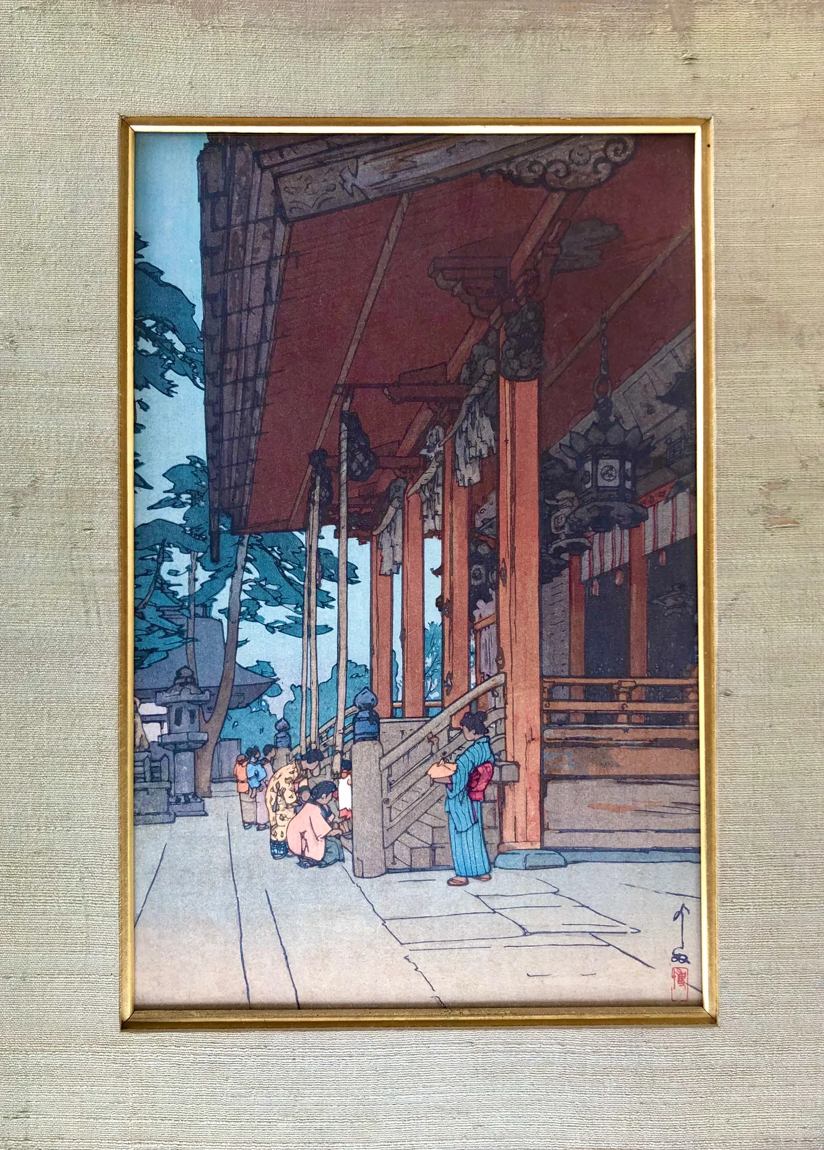 HOROSHI YOSHIDA (Japanese 1876 - 1950), Vasoka Shrine | International ...
