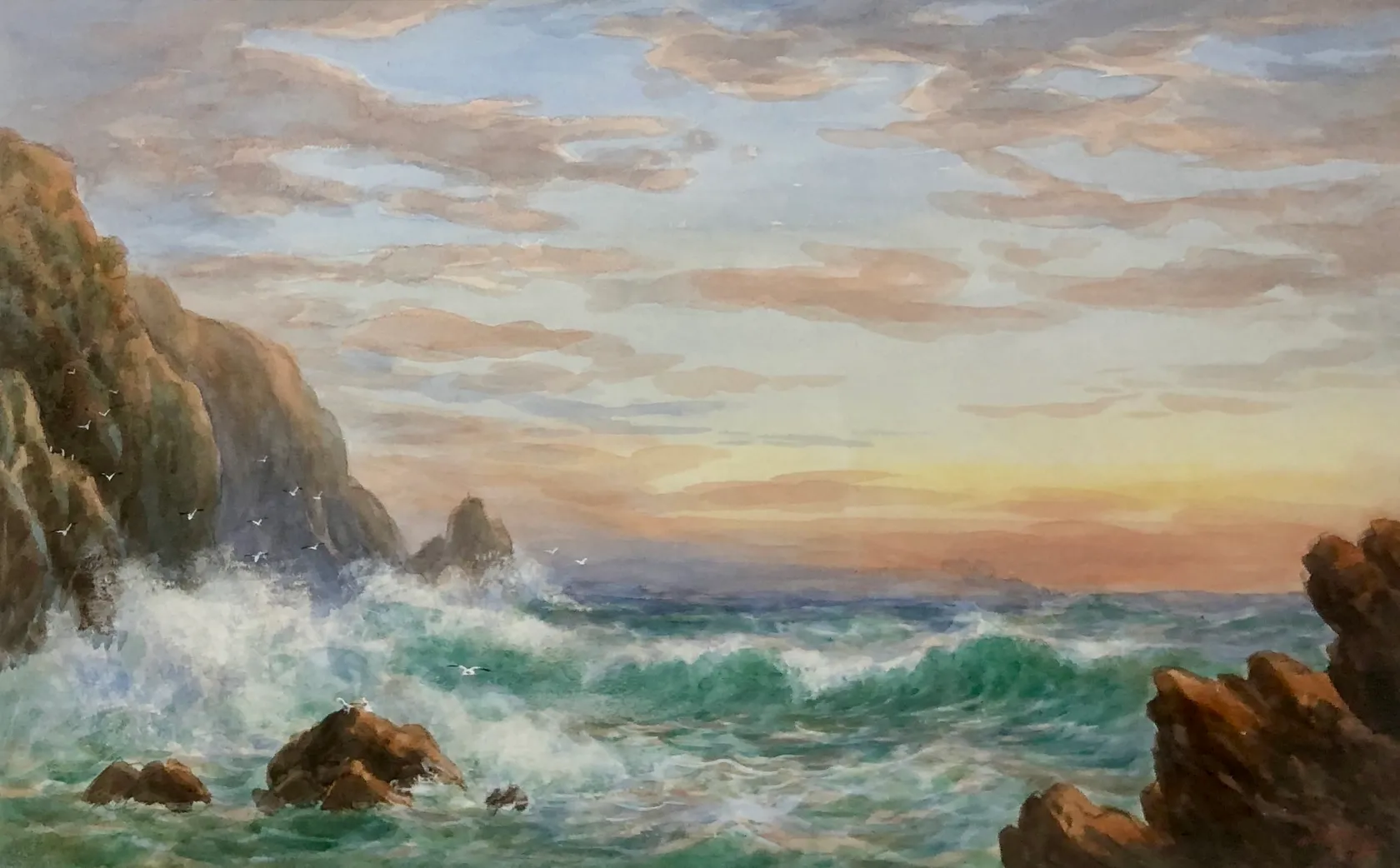 WILLIAM GEORGE BAKER (1864 - 1929) - Sinclair Head, Wellington ...