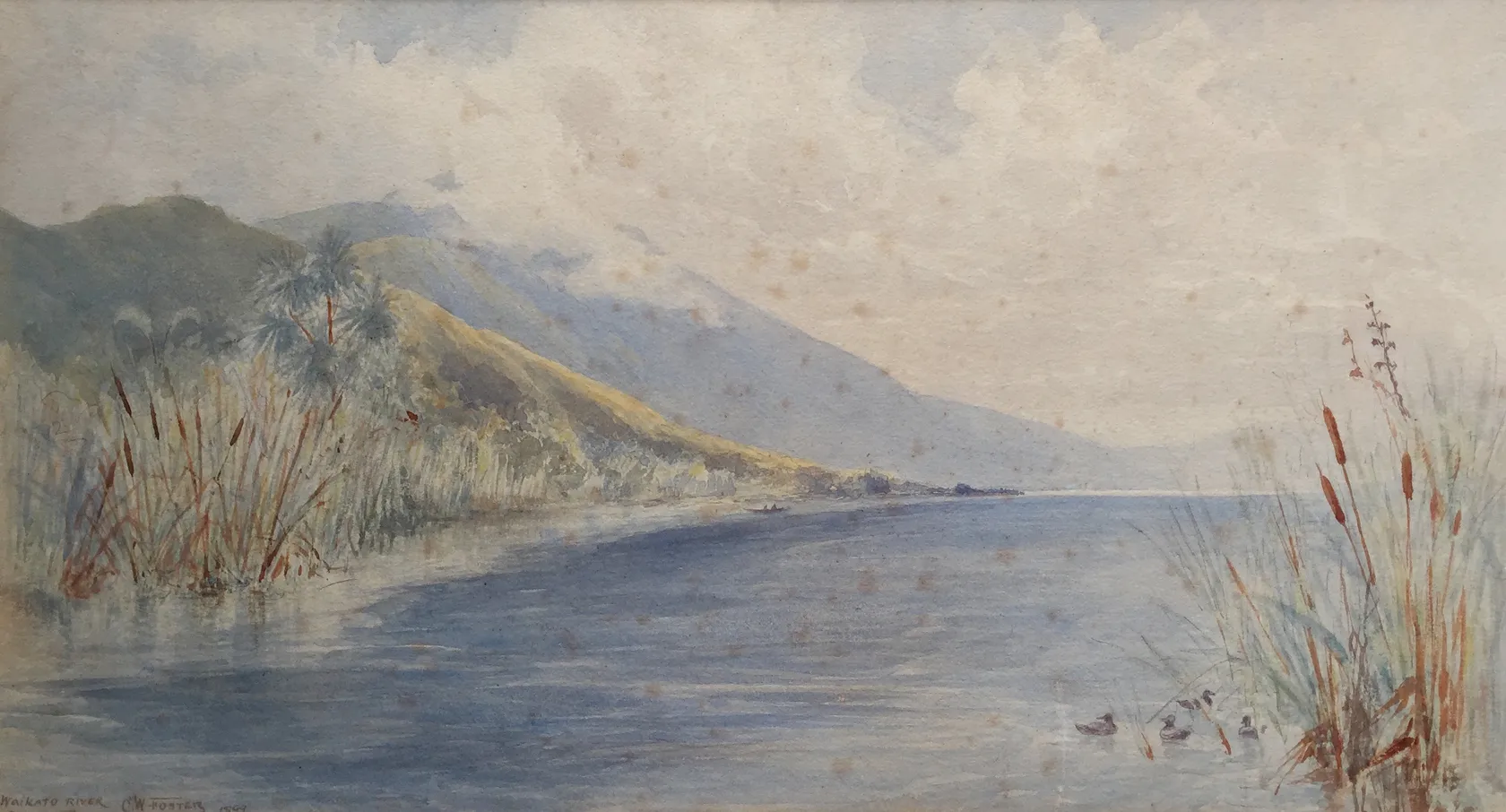 CHARLES WILLIAM FOSTER - Waikato River | International Art Centre