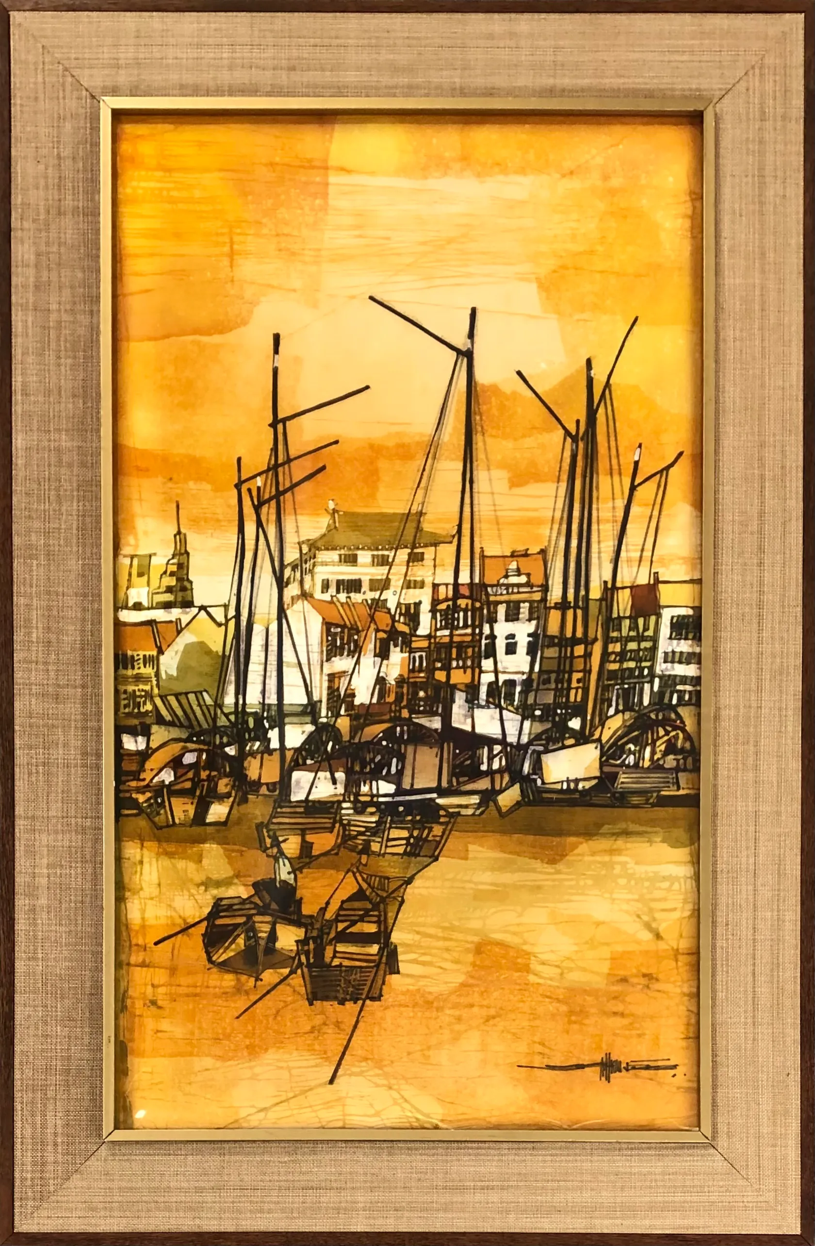 SEAH KIM JOO (Singapore b. 1939) - Singapore Harbour | International ...