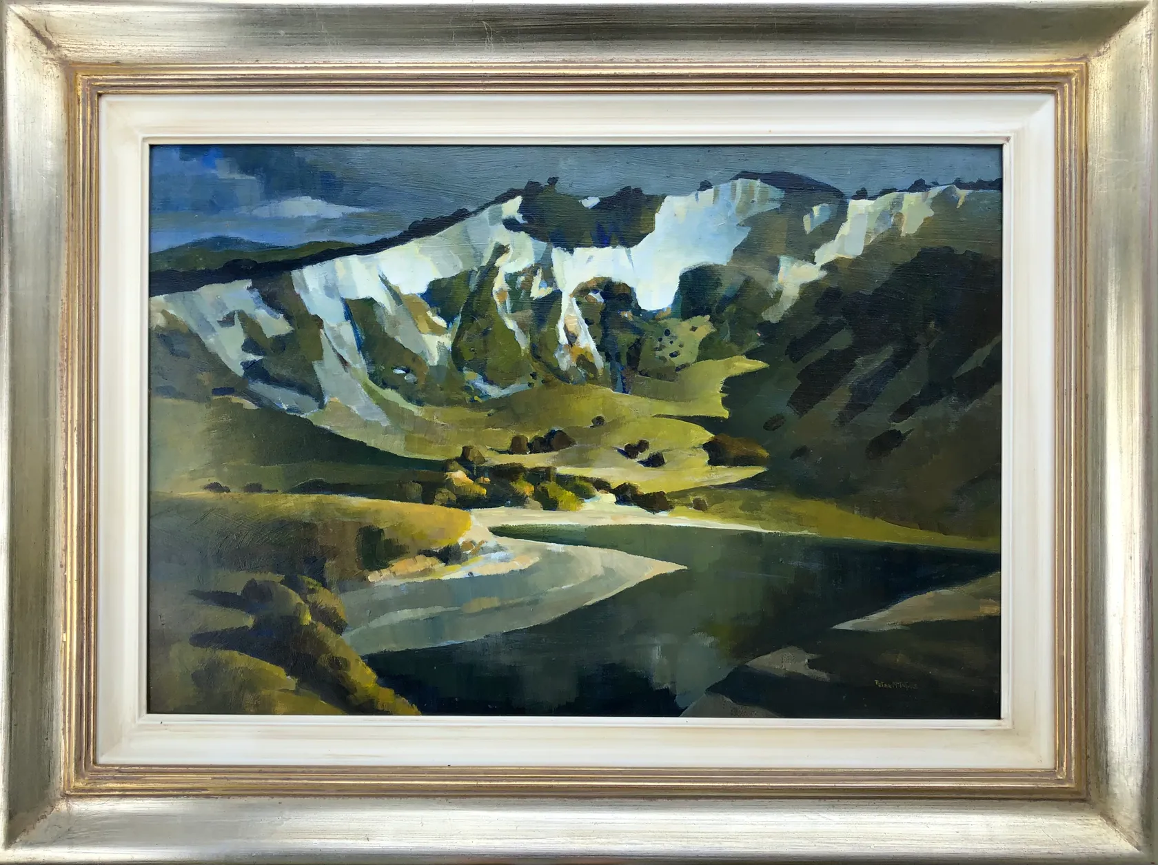 PETER MCINTYRE - The White Cliffs, Rangitikei | International Art Centre