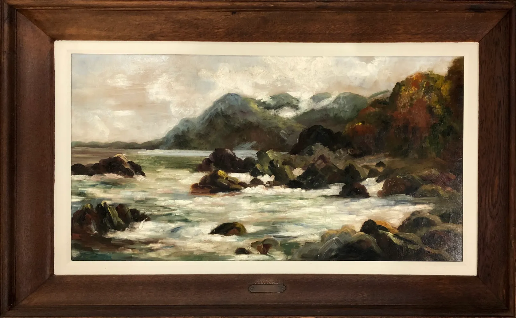 ATTRIBUTED TO HENRY ALFRED O'KEEFE - Where the Bush Meets the Sea ...