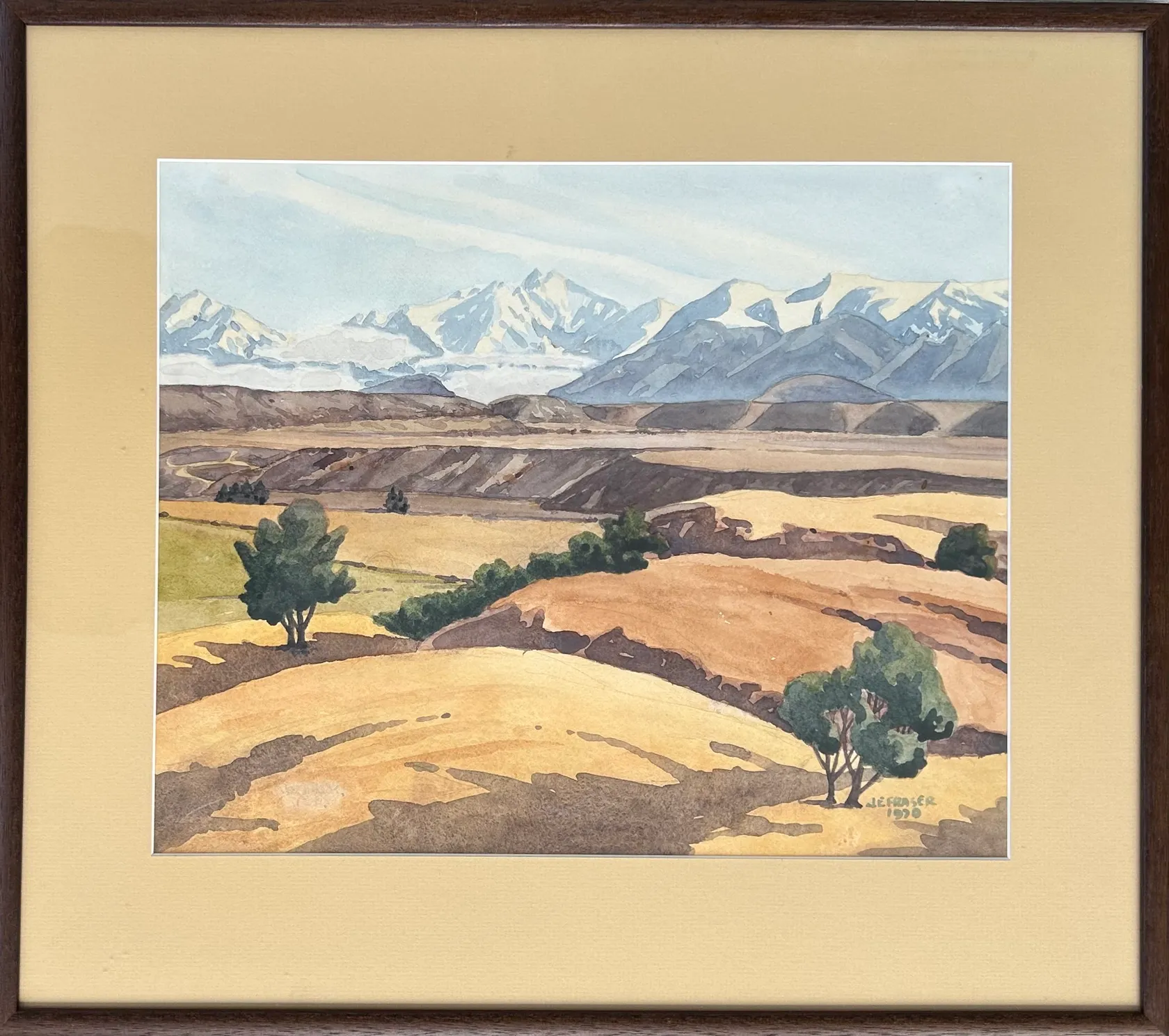 JOCK E FRASER - View from Luggate, Central Otago | International Art Centre