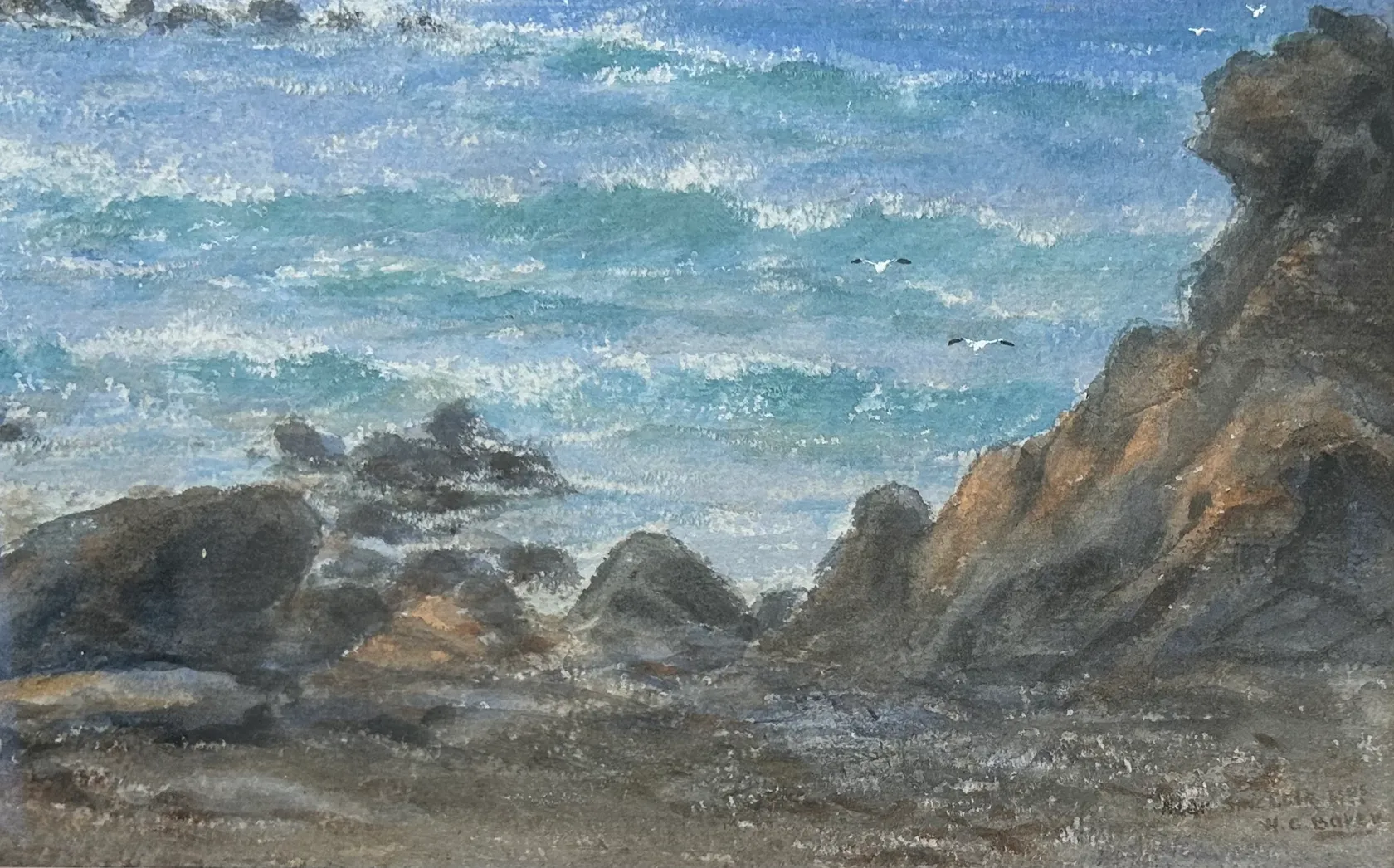 WILLIAM GEORGE BAKER - Near Sinclair Heads | International Art Centre