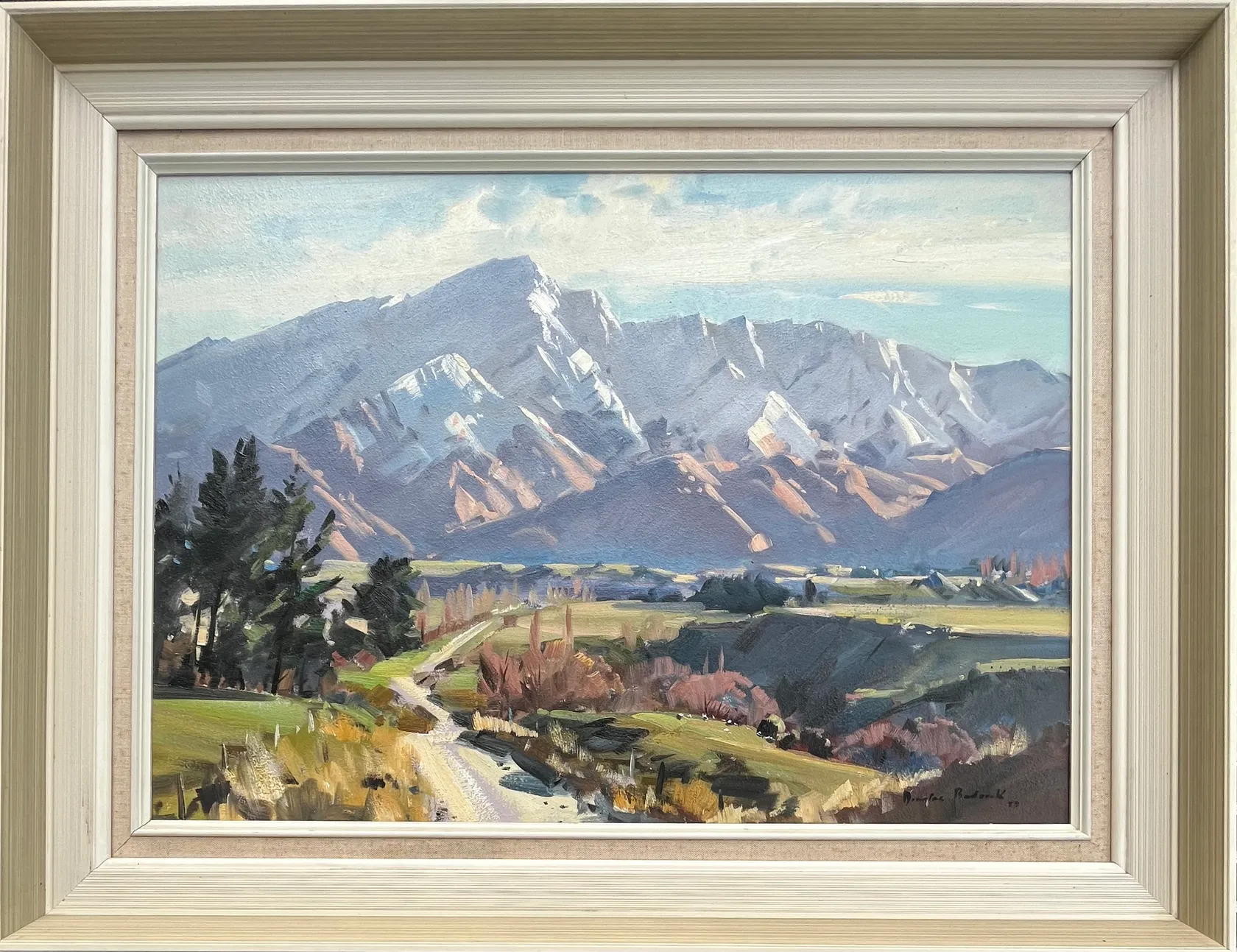 DOUGLAS BADCOCK - Frosty Morning from Morven Ferry Road Arrowtown ...