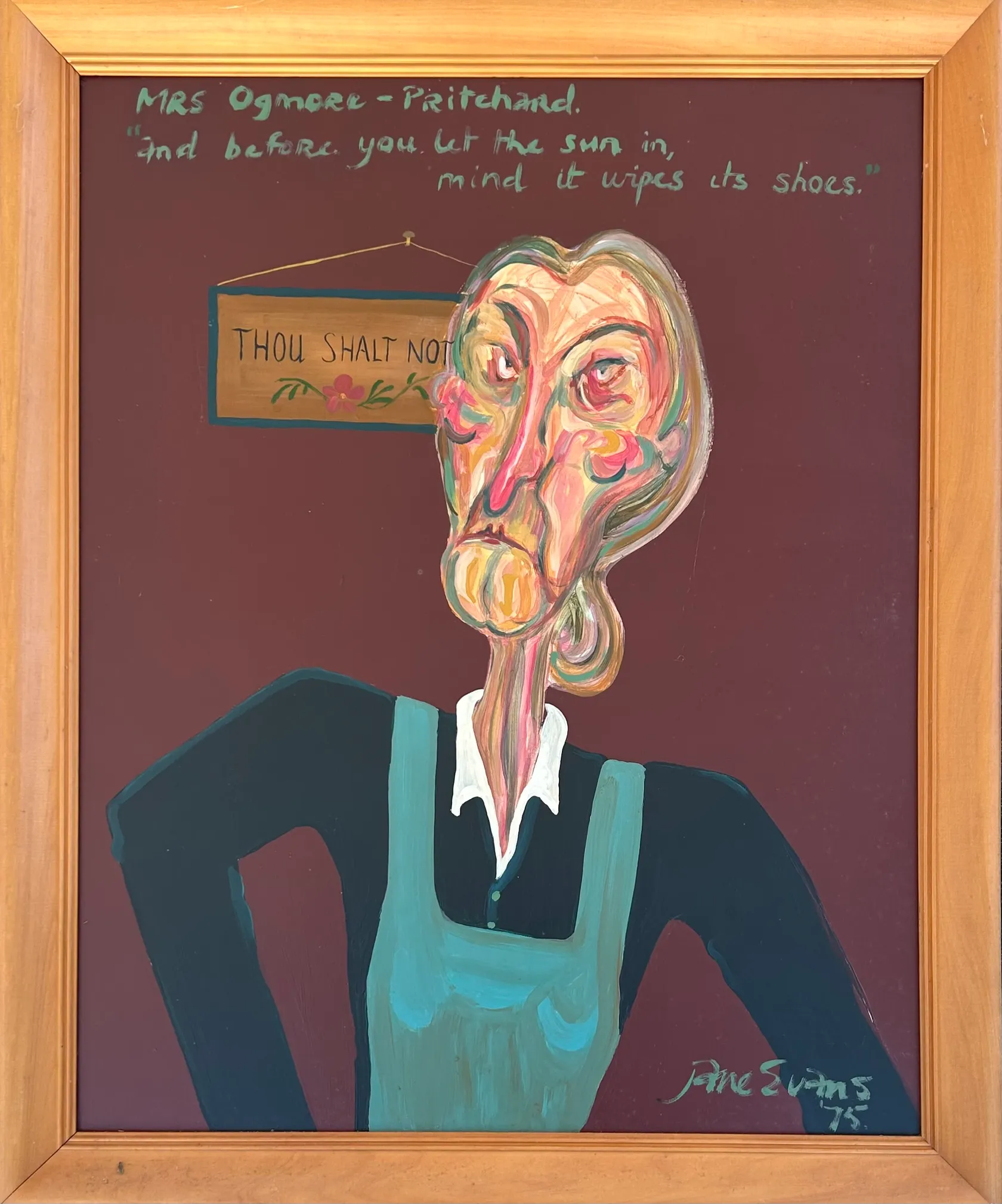 JANE EVANS - Mrs Pritchard | International Art Centre