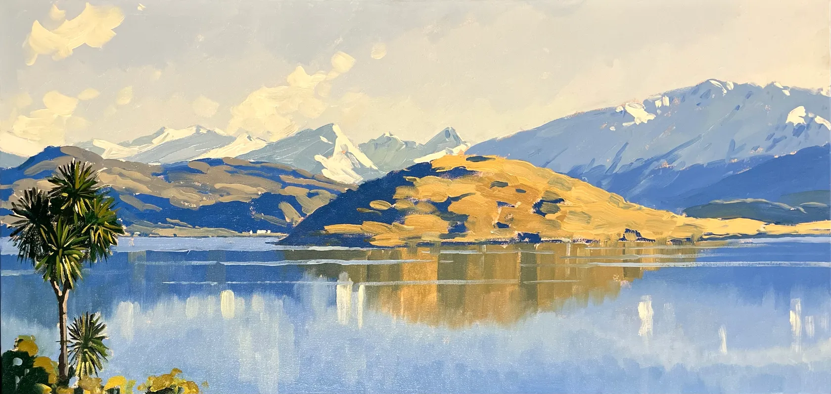 SIMON WILLIAMS (b. 1961) - Morning, Glendhu Bay, Wanaka Triptych ...
