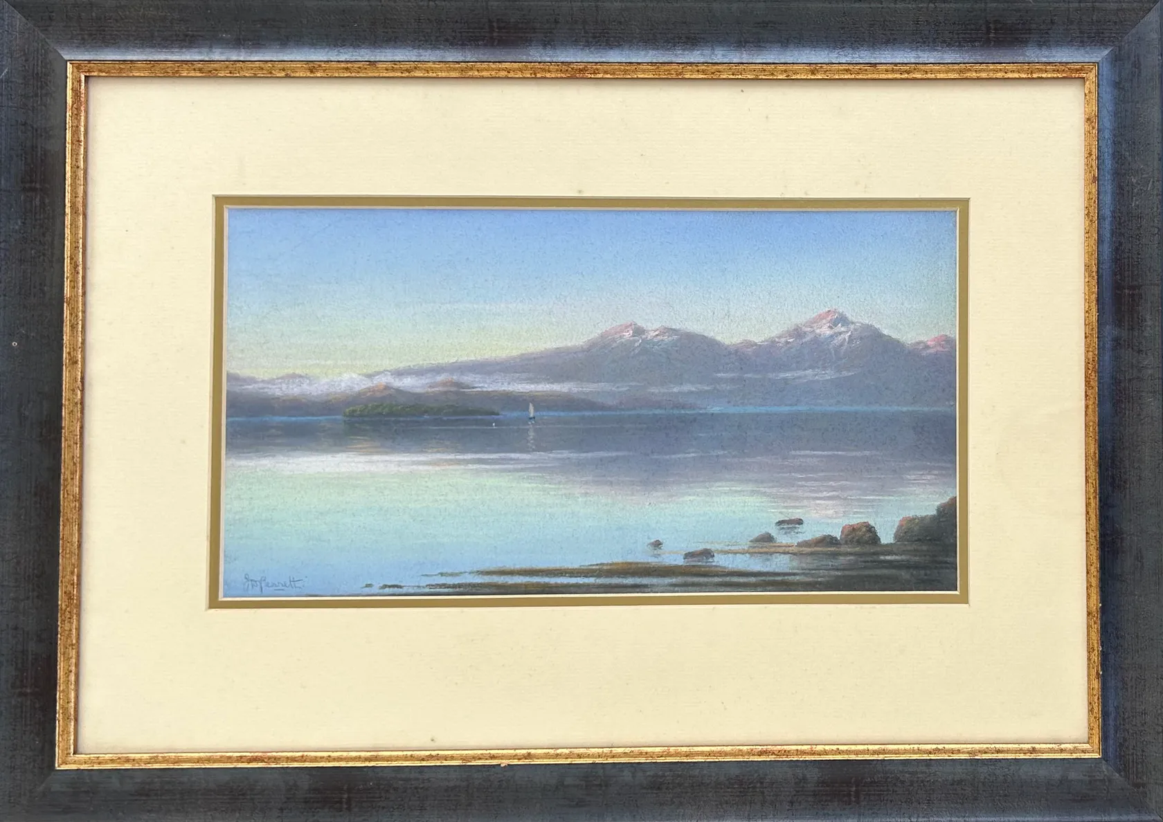 JOHN DOUGLAS PERRETT - Lake and Mountain Scene | International Art Centre