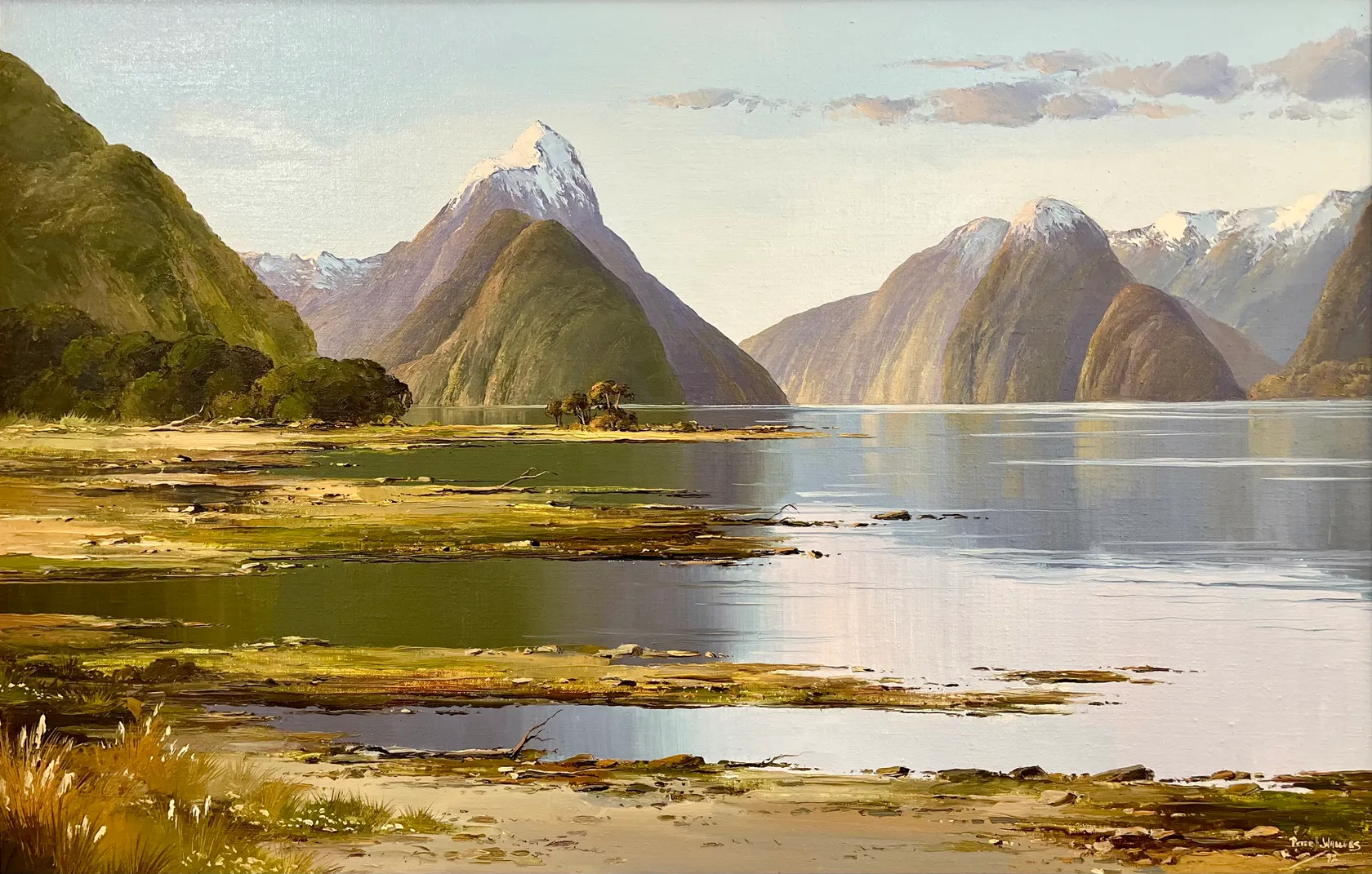 PETER WALLERS - Mitre Peak, Milford Sound | International Art Centre