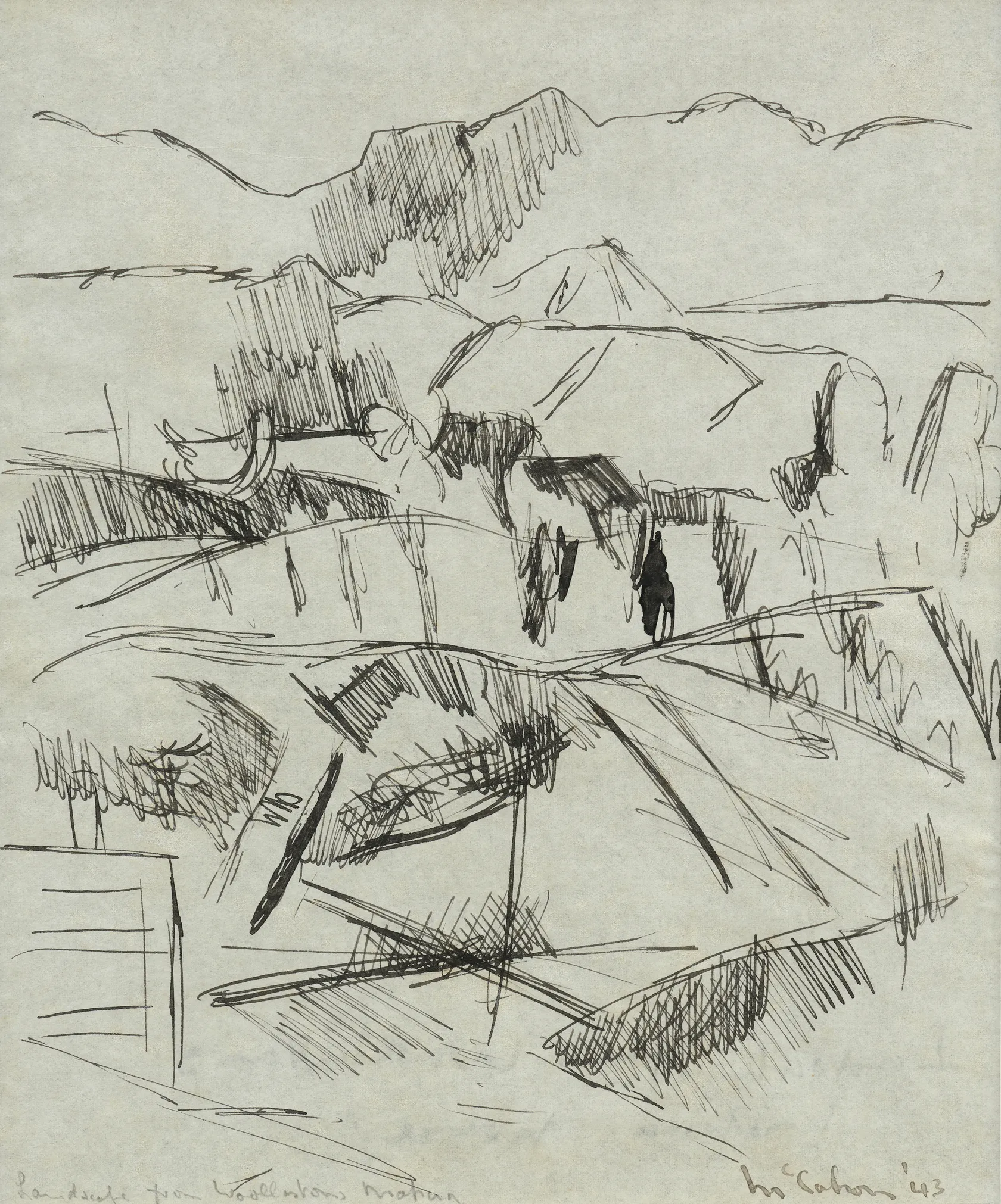 COLIN MCCAHON - Landscape from Woollastons Mapua | International Art Centre