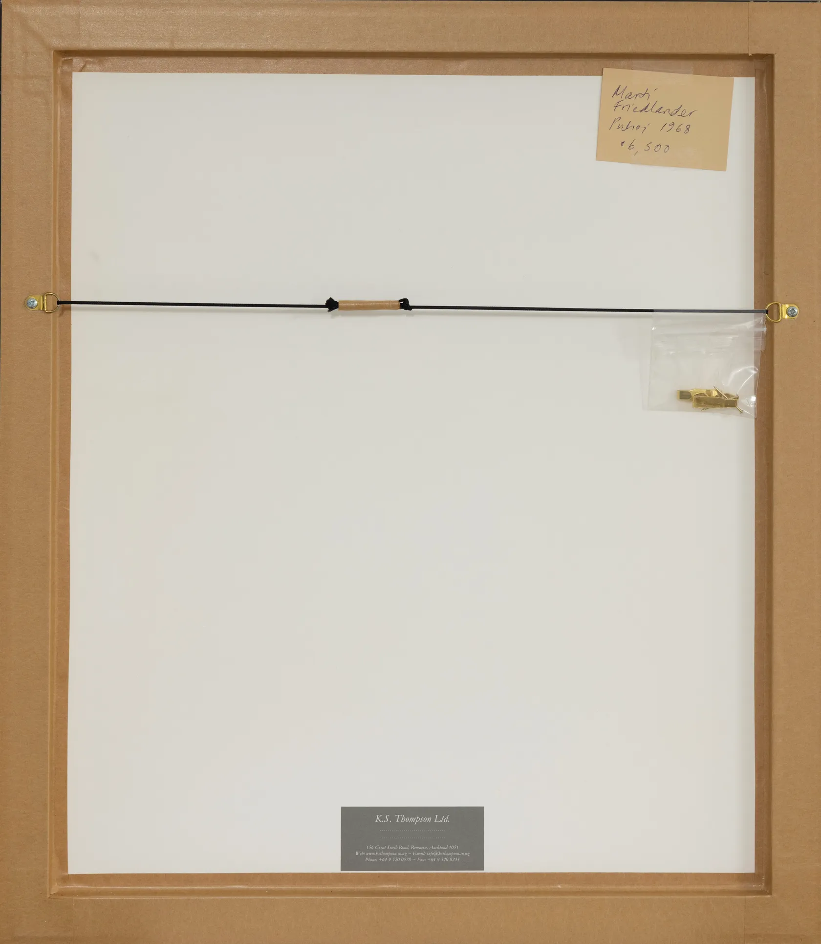 MARTI FRIEDLANDER - Puhoi 1968 | International Art Centre