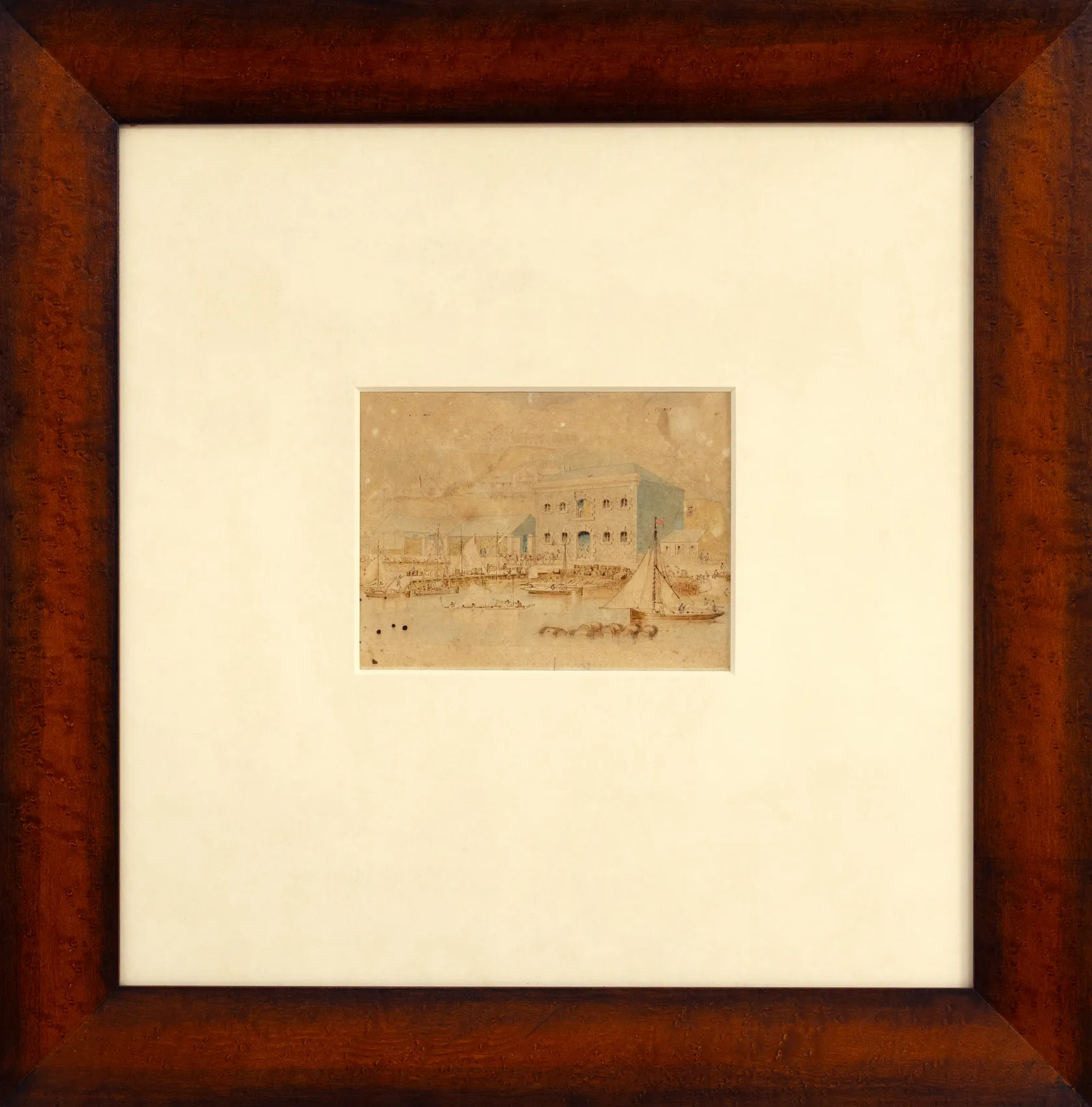 CHARLES HEAPHY - View of the Harbour, Auckland c. 1850 | International ...