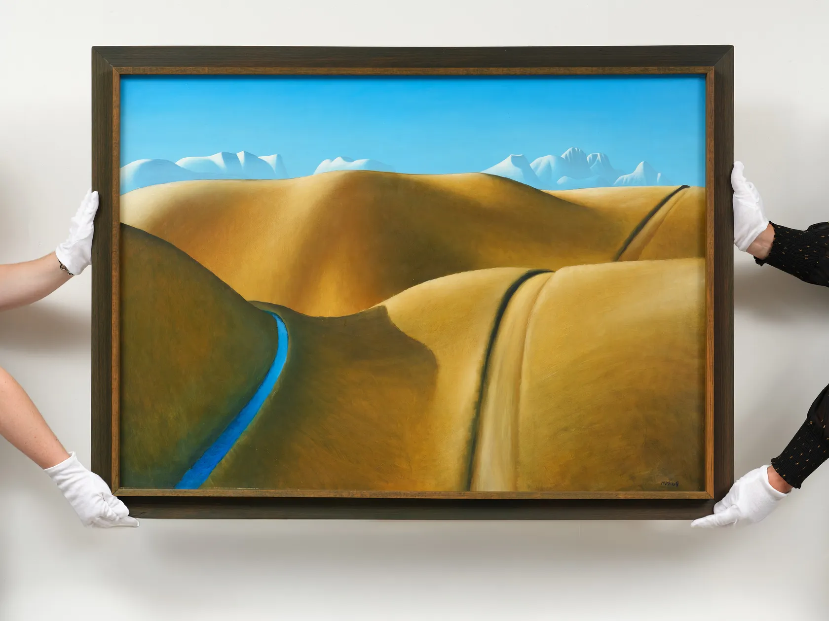 MICHAEL SMITHER - Contoured Hills, Water Race and Old Road from ...