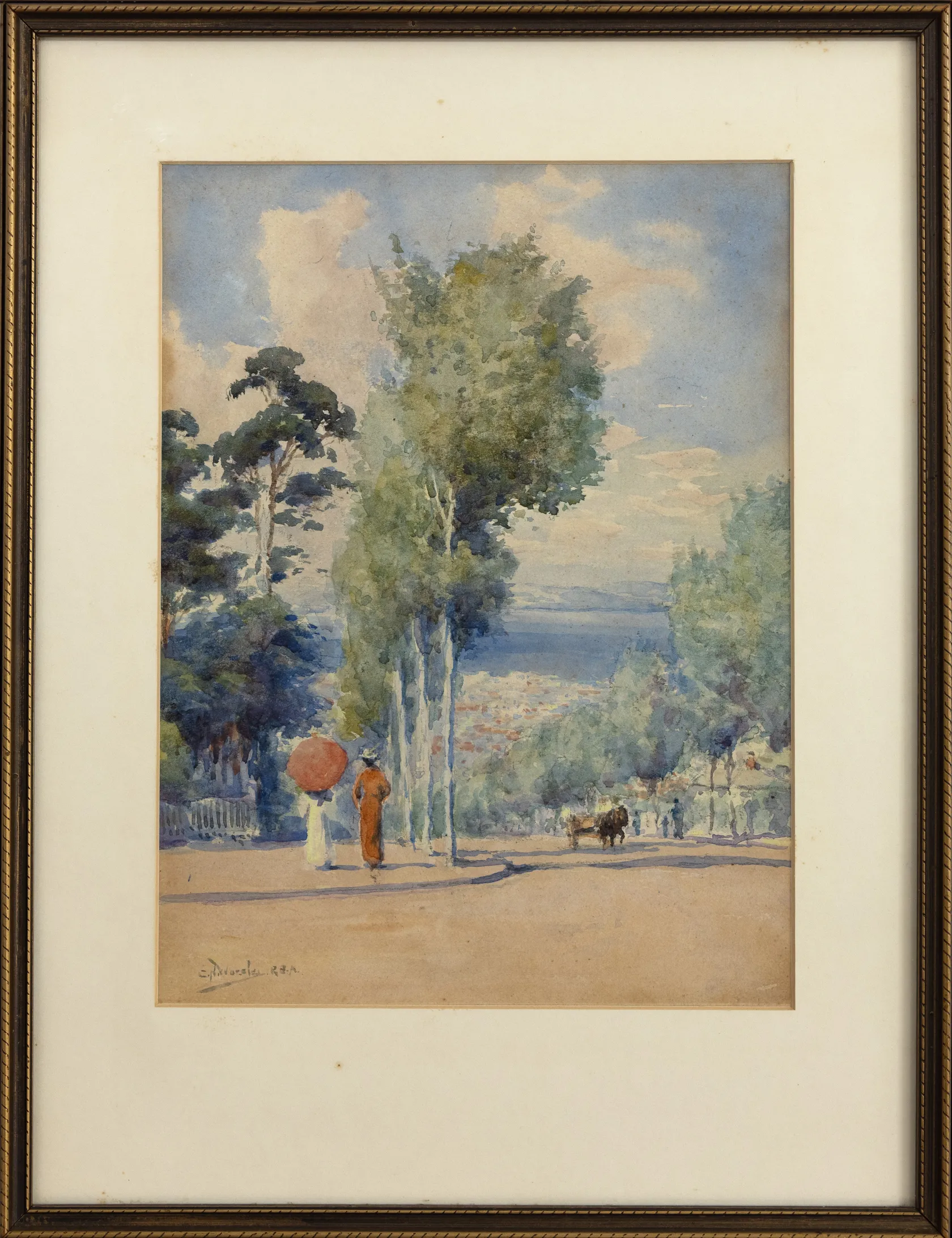 CHARLES NATHANIEL WORSLEY - View over a City | International Art Centre
