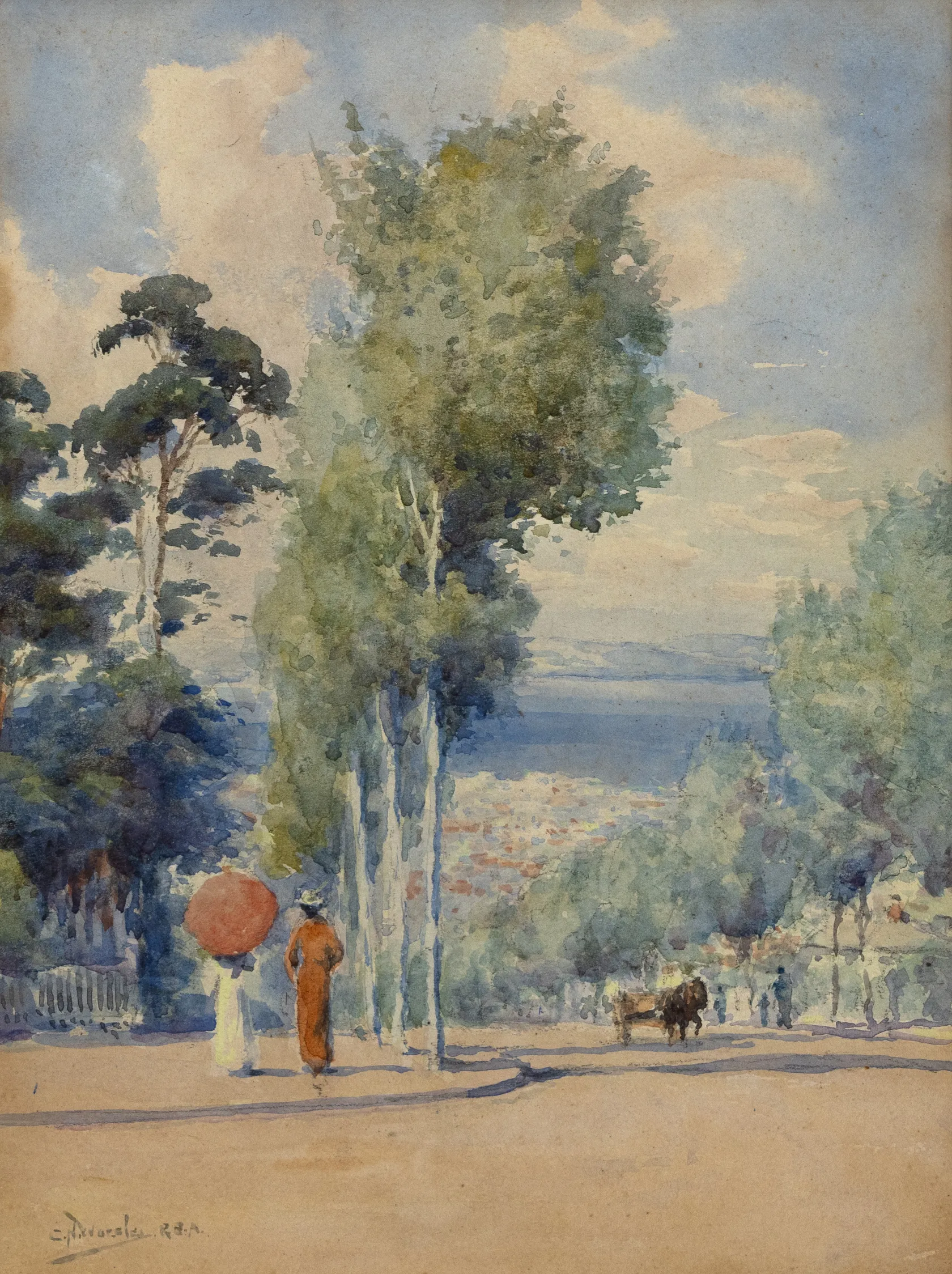 CHARLES NATHANIEL WORSLEY - View over a City | International Art Centre
