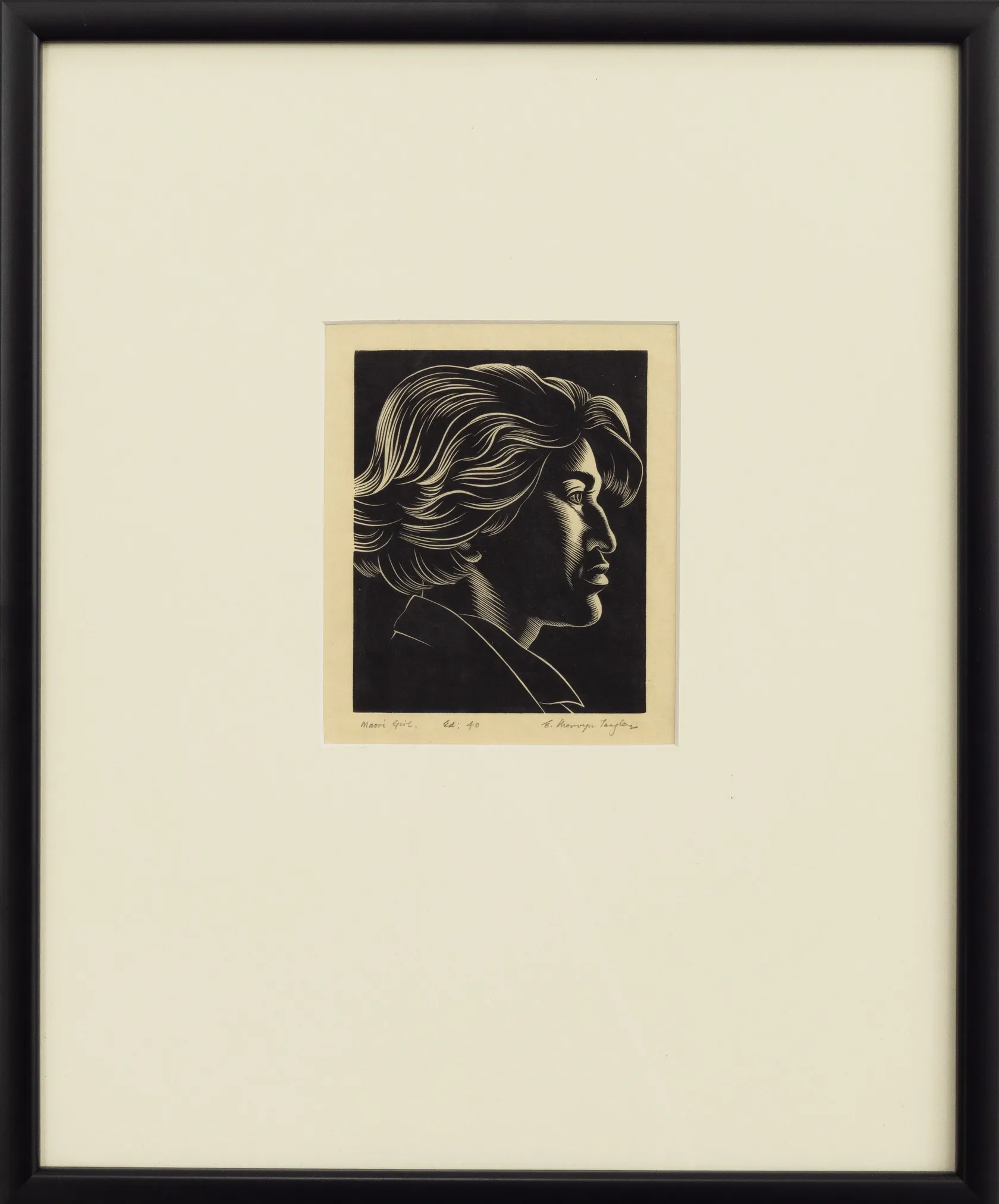 ERNEST MERVYN TAYLOR - Maori Girl | International Art Centre