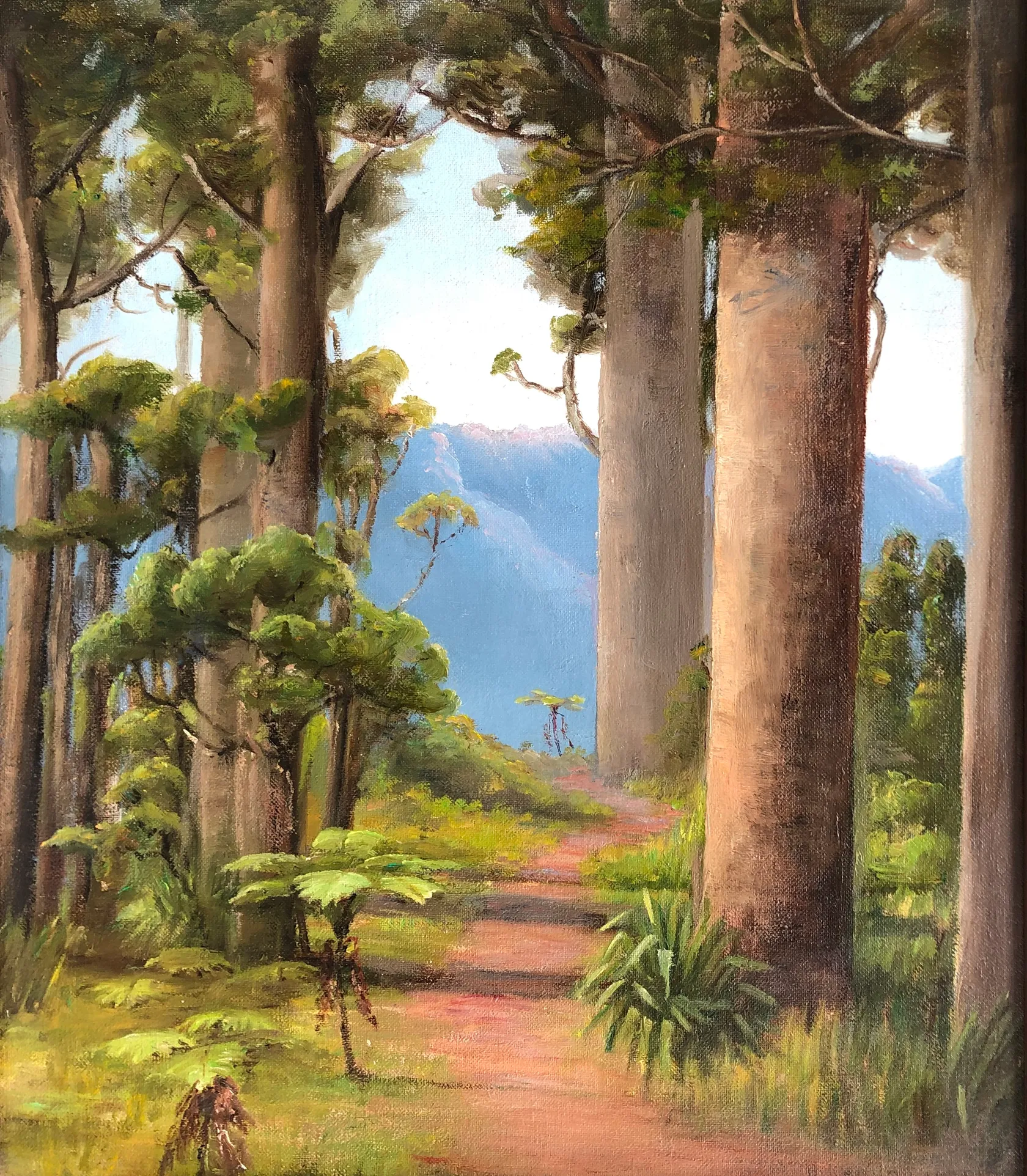 Bessie Kendon Blomfield - Giant Kauri trees | International Art Centre