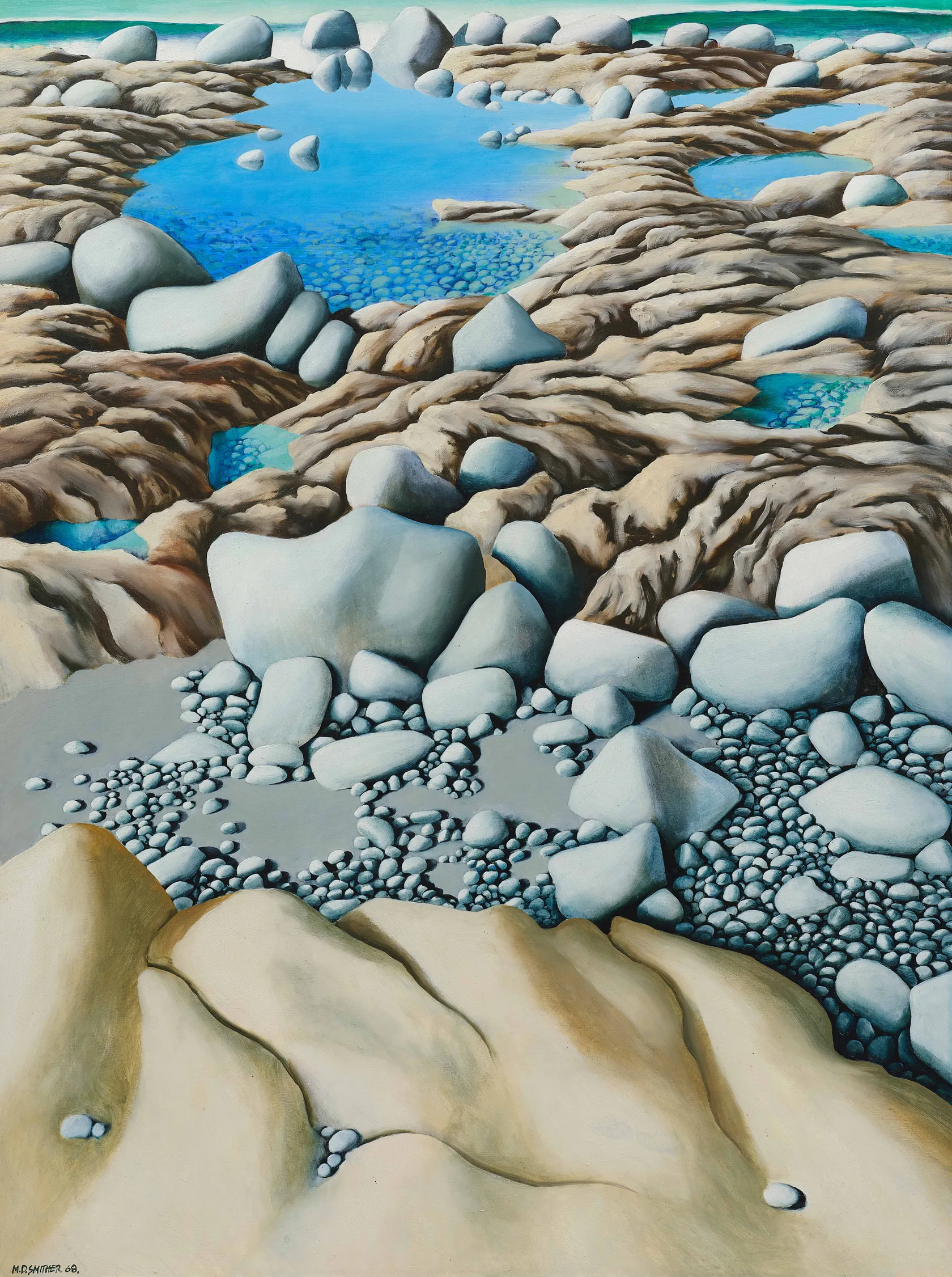 Untitled, Rock Pools, Michael Smither | International Art Centre